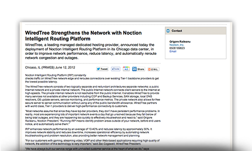 Wiredtree | Noction Clients