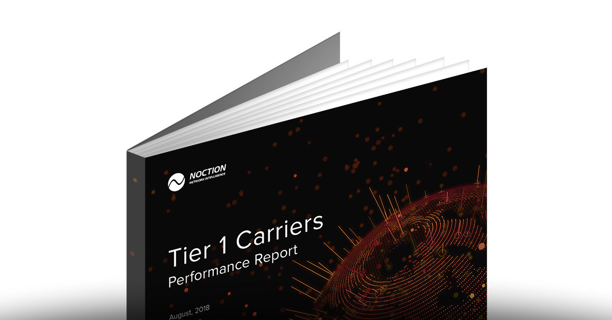 Tier1 Carriers Performance Report, August 2018