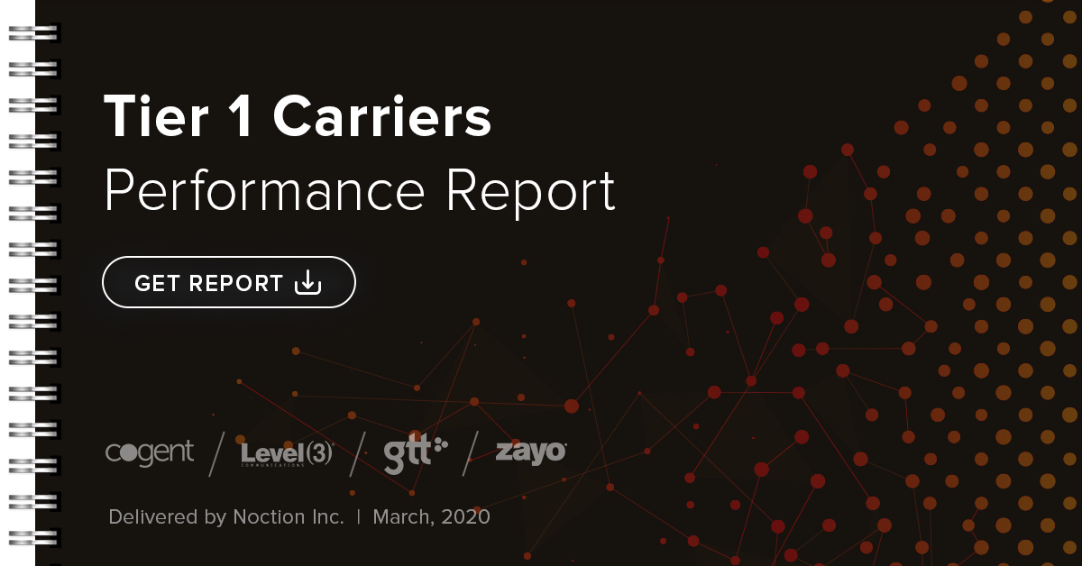 Tier 1 Carriers Performance Report, March 2020