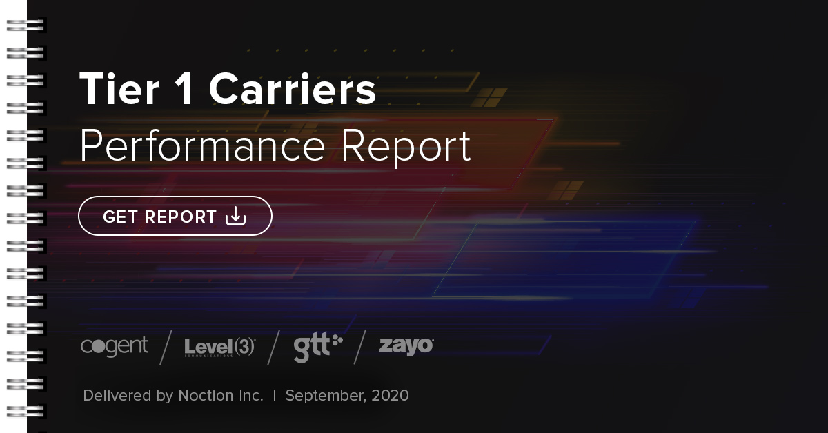 Tier 1 Carriers Performance Report, September 2020