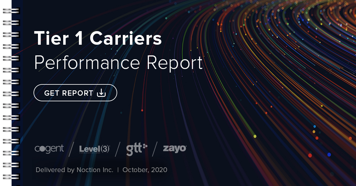 Tier 1 Carriers Performance Report, October 2020