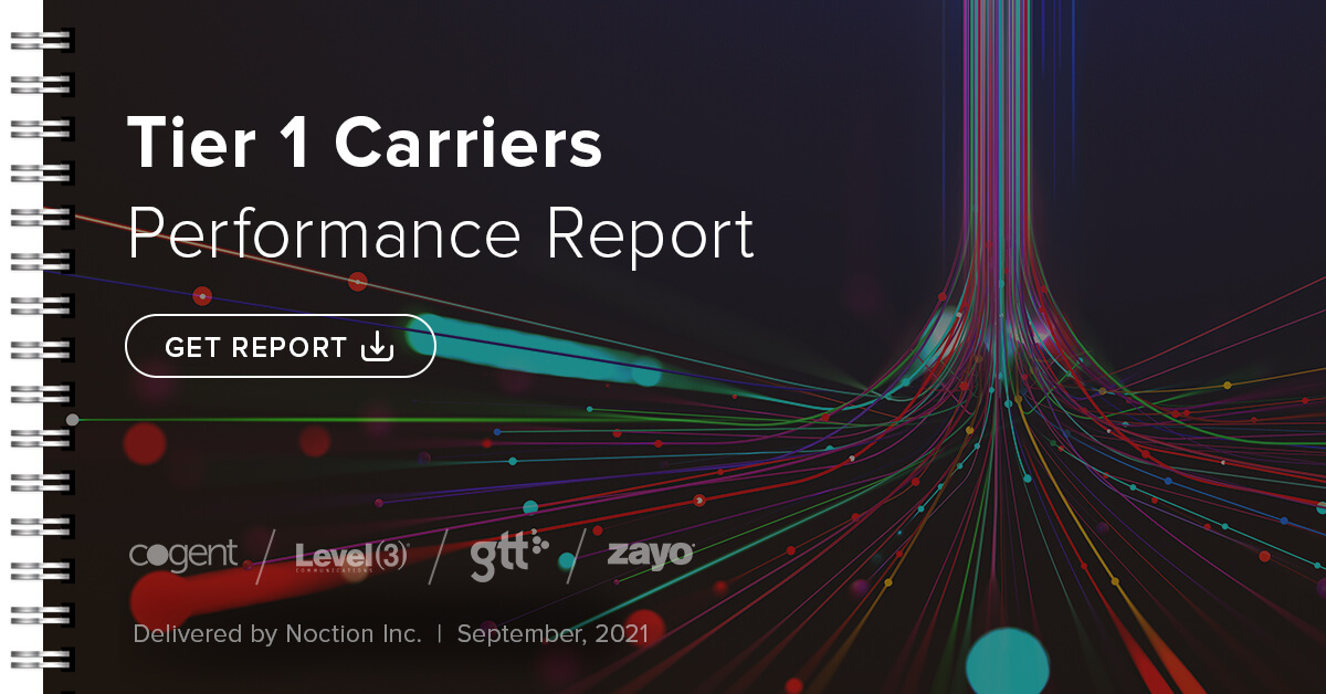 Tier 1 Carriers Performance Report, September 2021